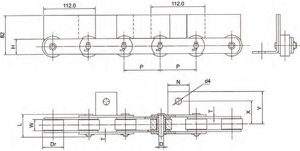 Mesh Belt Furnace Hoisting Chain - TransDrive