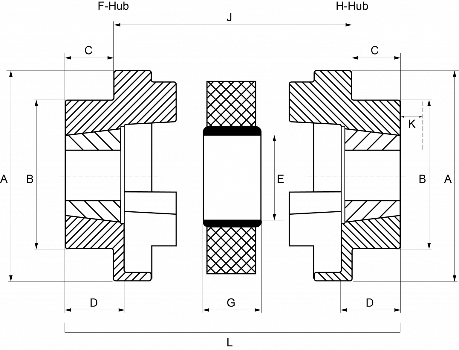 Hub Half Taper Lock - TransDrive